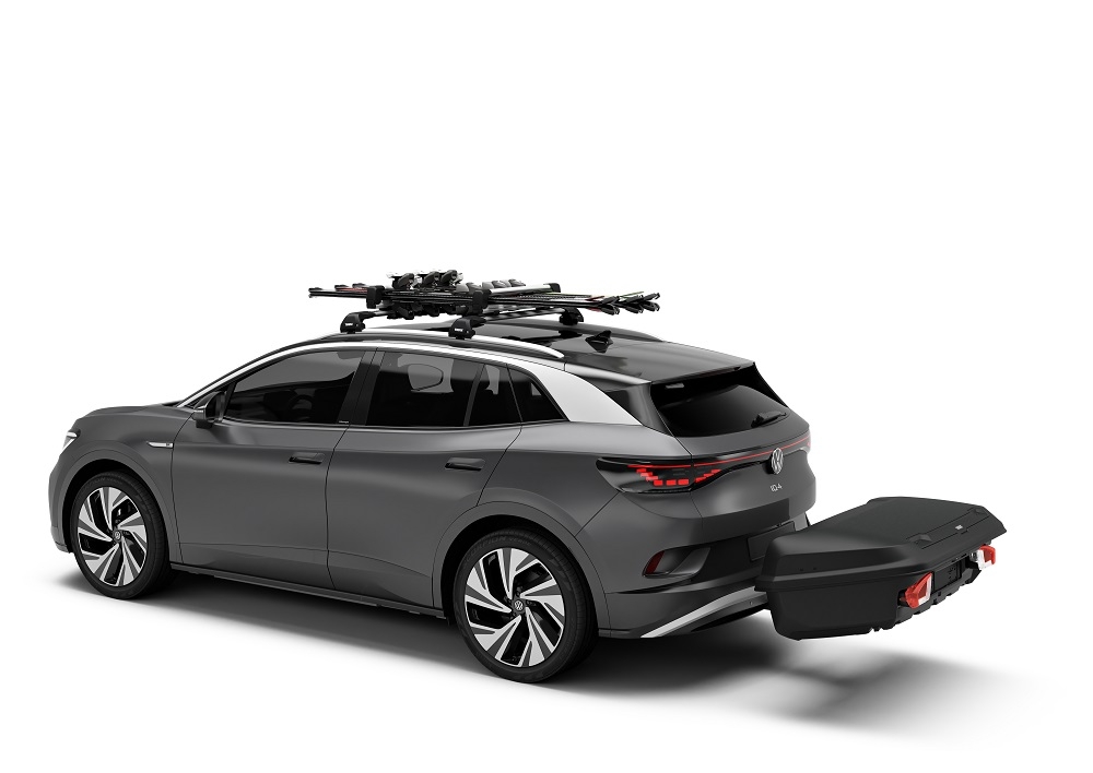 Thule Arcos Large bakmontert lasteboks. Komplett med base | Takboks.no ...